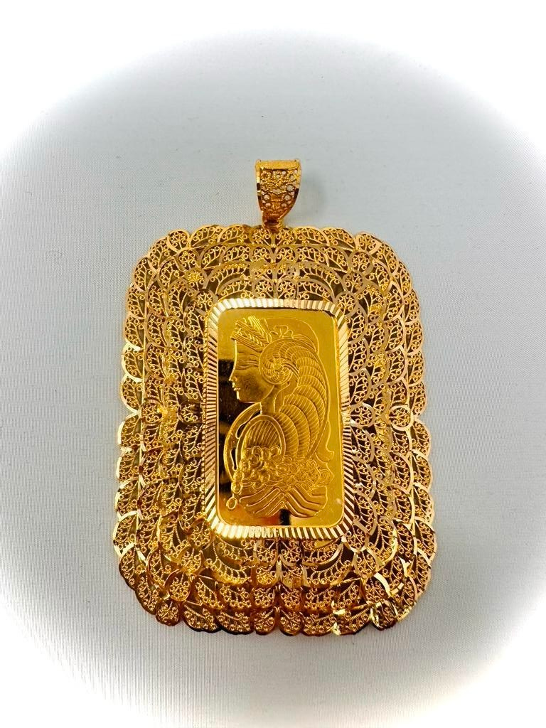 1 Oz Gold Bar Frame – Ramallah Jewelry